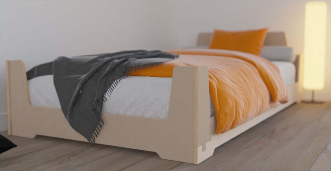 Low Level Platform Bed - NZ Made – KitSmart Furniture